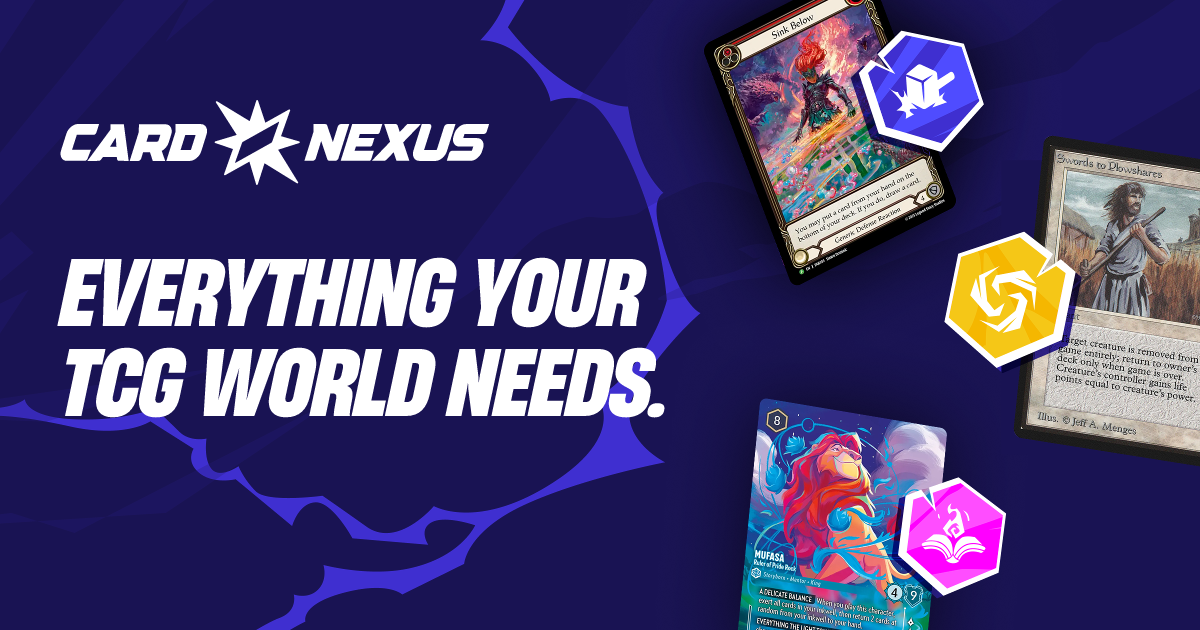CardNexus — Tout l'univers TCG en un seul endroit | CardNexus